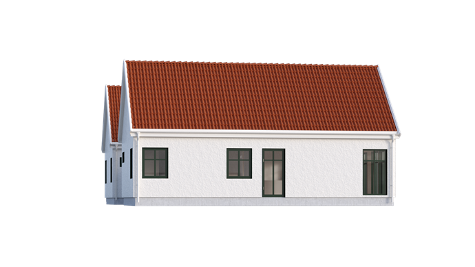 Ett rymligt och öppet 1-planshus från Myresjöhus. - Myresjöhus