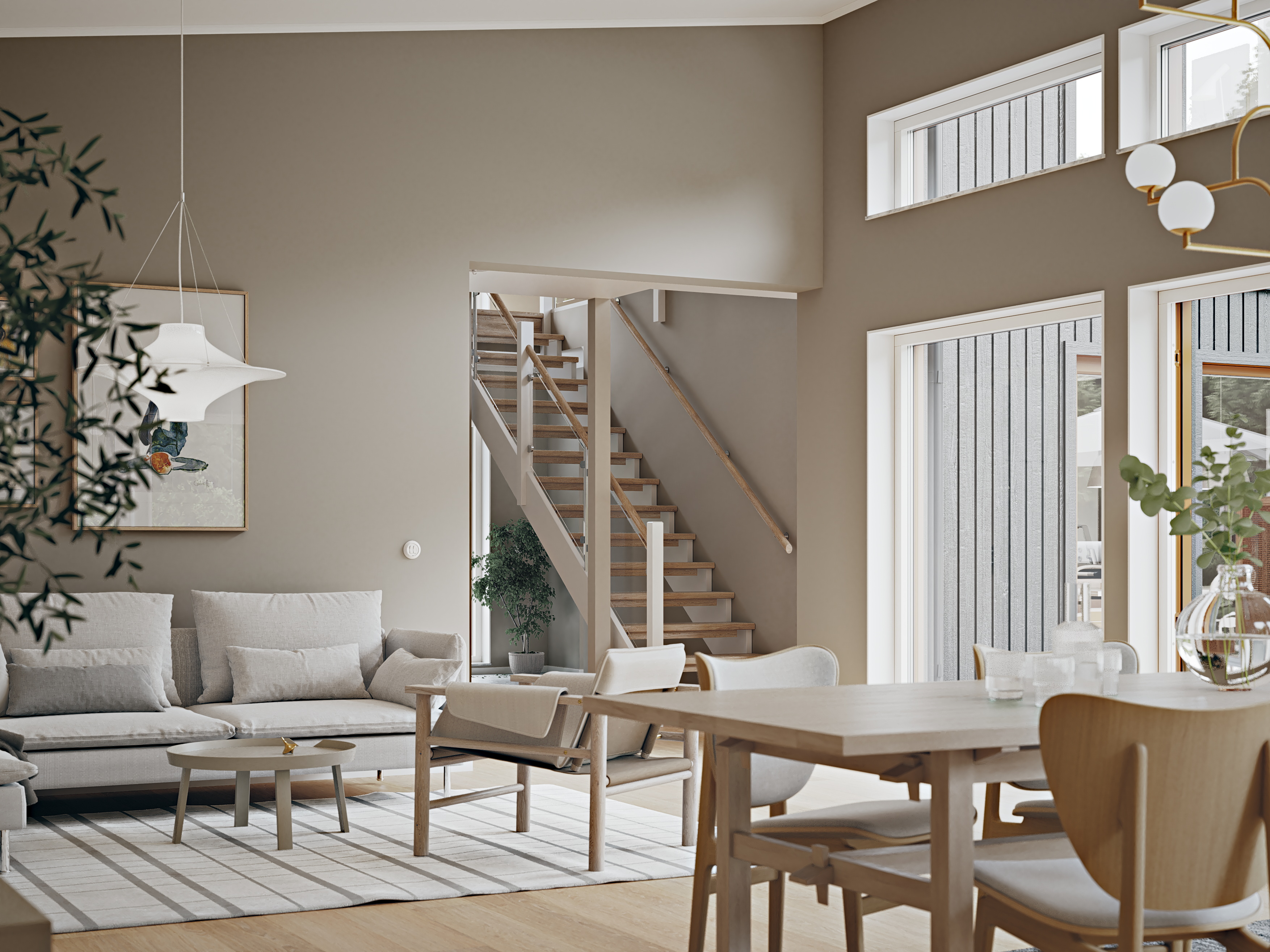 Möt våra moderna hus inspirerade av funkis och dansk design